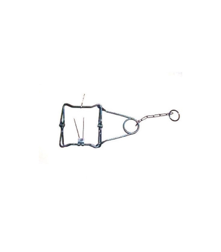 PIEGE EN X OU CONIBEAR SIMPLE RESSORT 13 x 13 cm